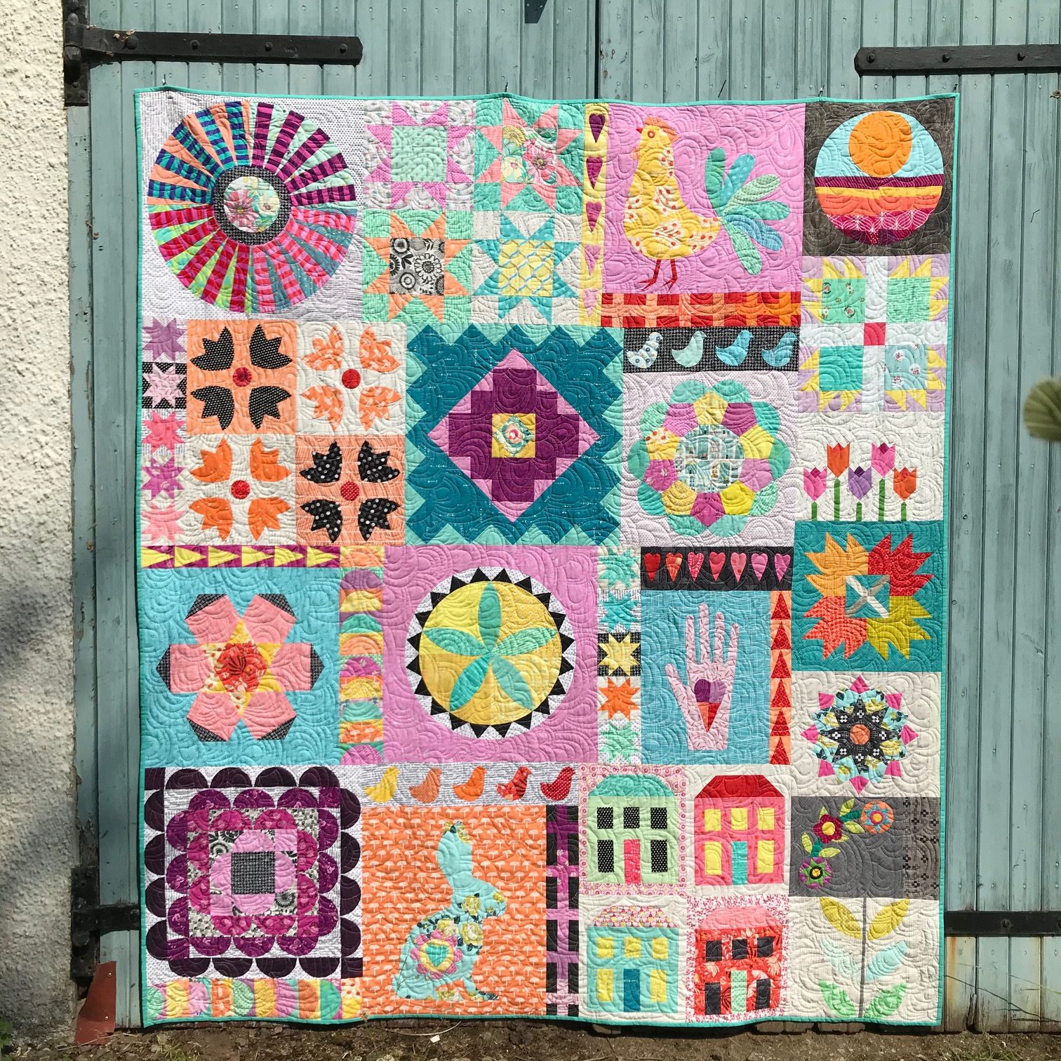 Folk Dance Quilt Version 2 and our New Thread House Club BOM! • Jo ...