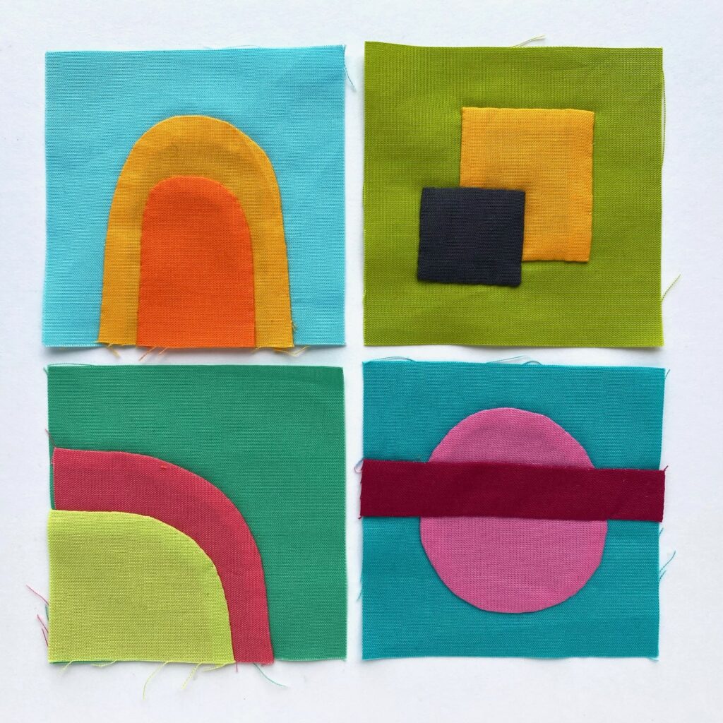 100 Days of Tiny Abstract Appliqué • Jo Avery - the Blog